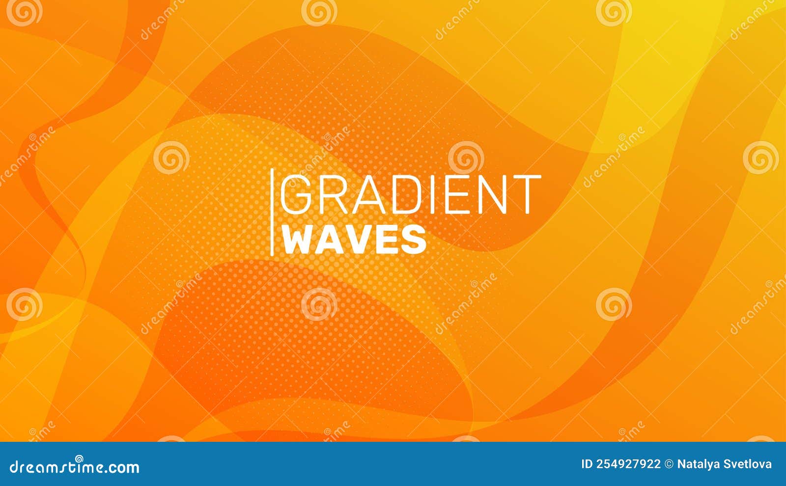 Colorful Gradient Waves Background. Orange Gradient Waves Wallpaper ...