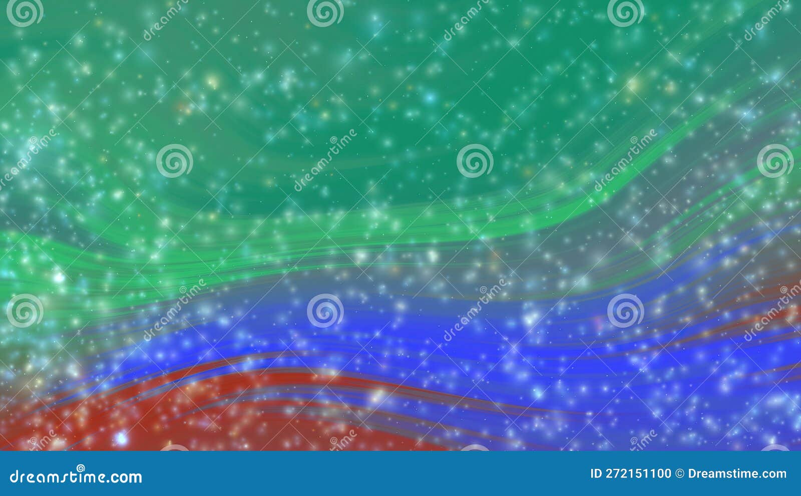 Gradient Wavy Pattern with Star Blinking Background Stock Illustration ...
