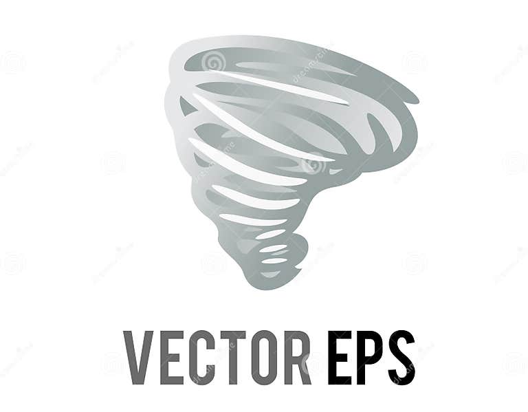 Gradient Weather Thunderstorm Typhoon Motion Twist Icon Stock ...