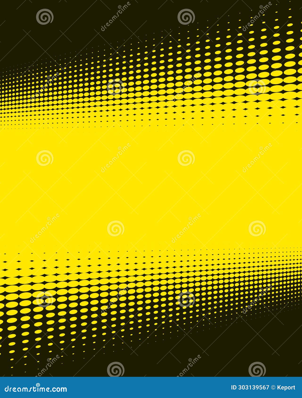 Gradient Yellow Black Dots - Background Template Stock Illustration ...