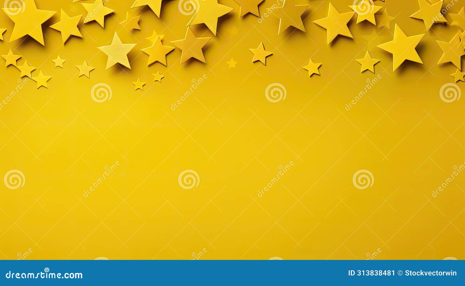 Gradient Yellow Stars Background Stock Illustration - Illustration of ...
