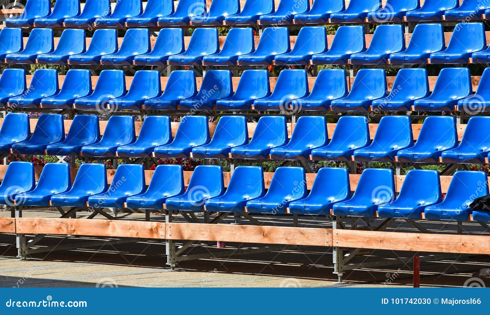 Gradinata Di Uno Stadio Di Mobil Fotografia Stock - Immagine di nessuno ...
