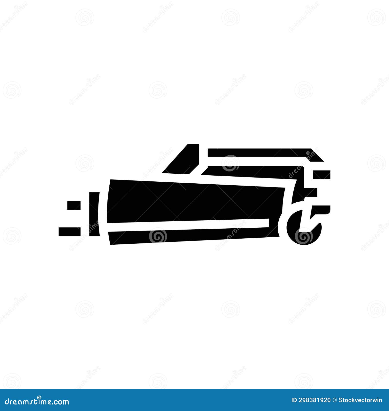 Grading Blade Construction Vehicle Icon Doodle Illustration ...