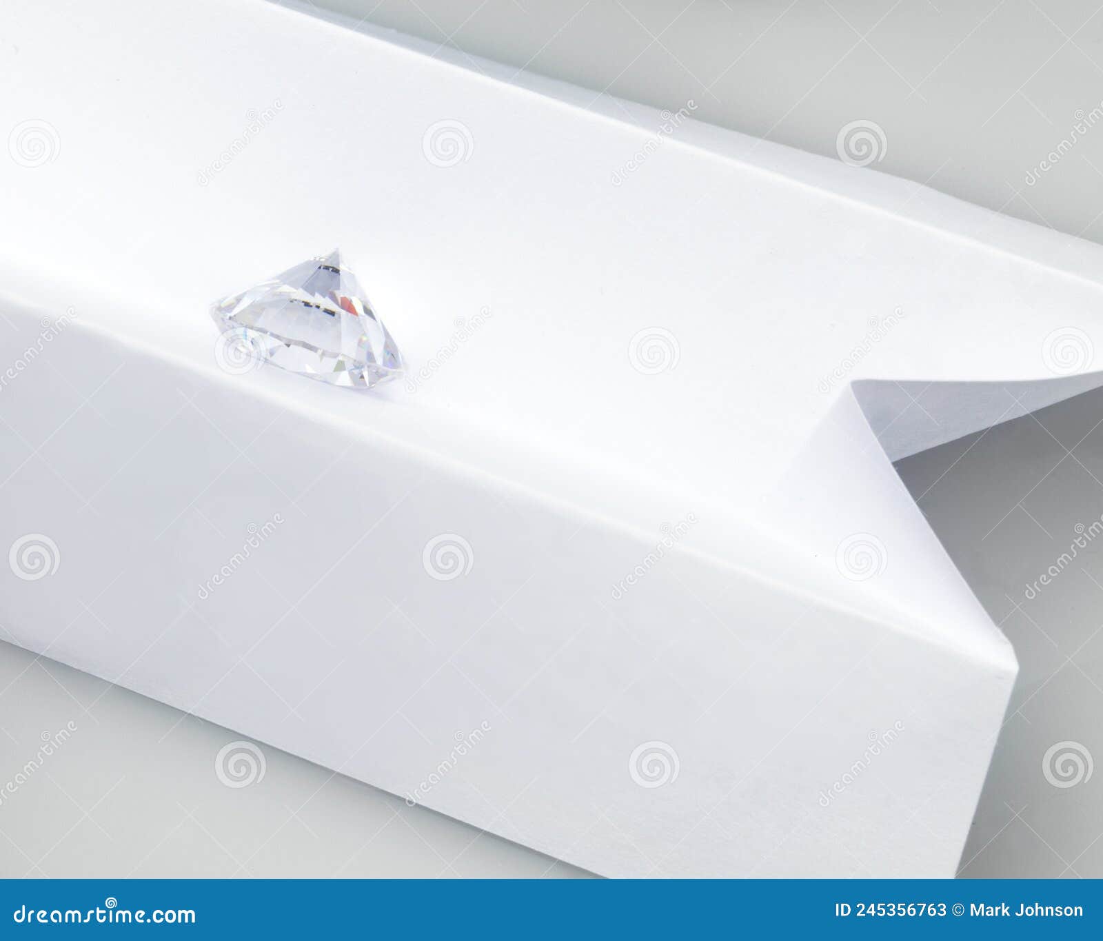Diamond Whiteness Grading on White Background. Stock Image - Image of ...