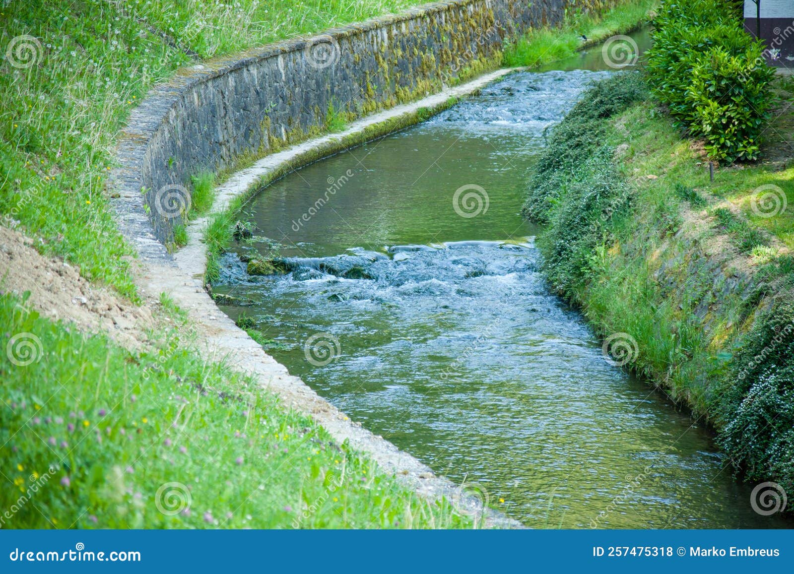 Gradna Stream by Samobor Pedestrian Walkway Stock Photo - Image of ...