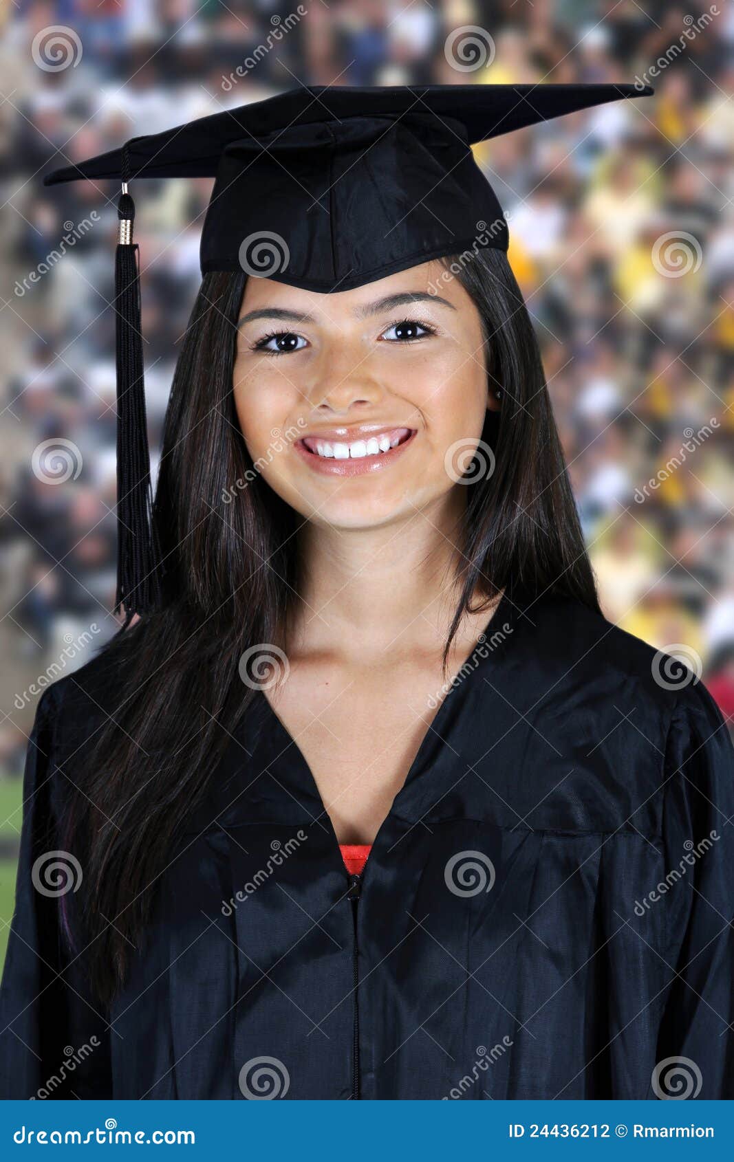 Graduado foto de archivo. Imagen de mujer, aprenda, universidad - 24436212