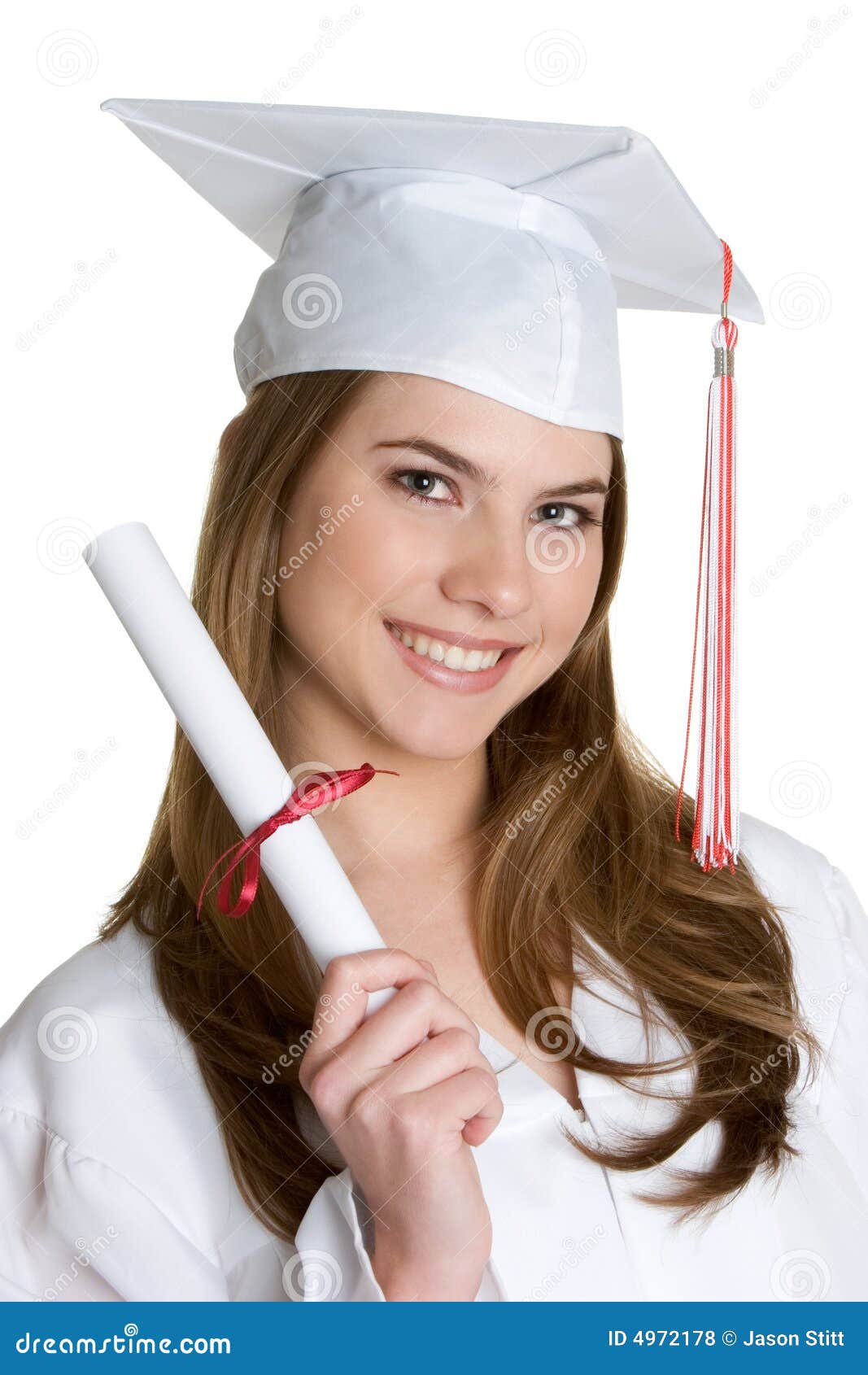 Graduado adolescente foto de archivo. Imagen de graduar - 4972178