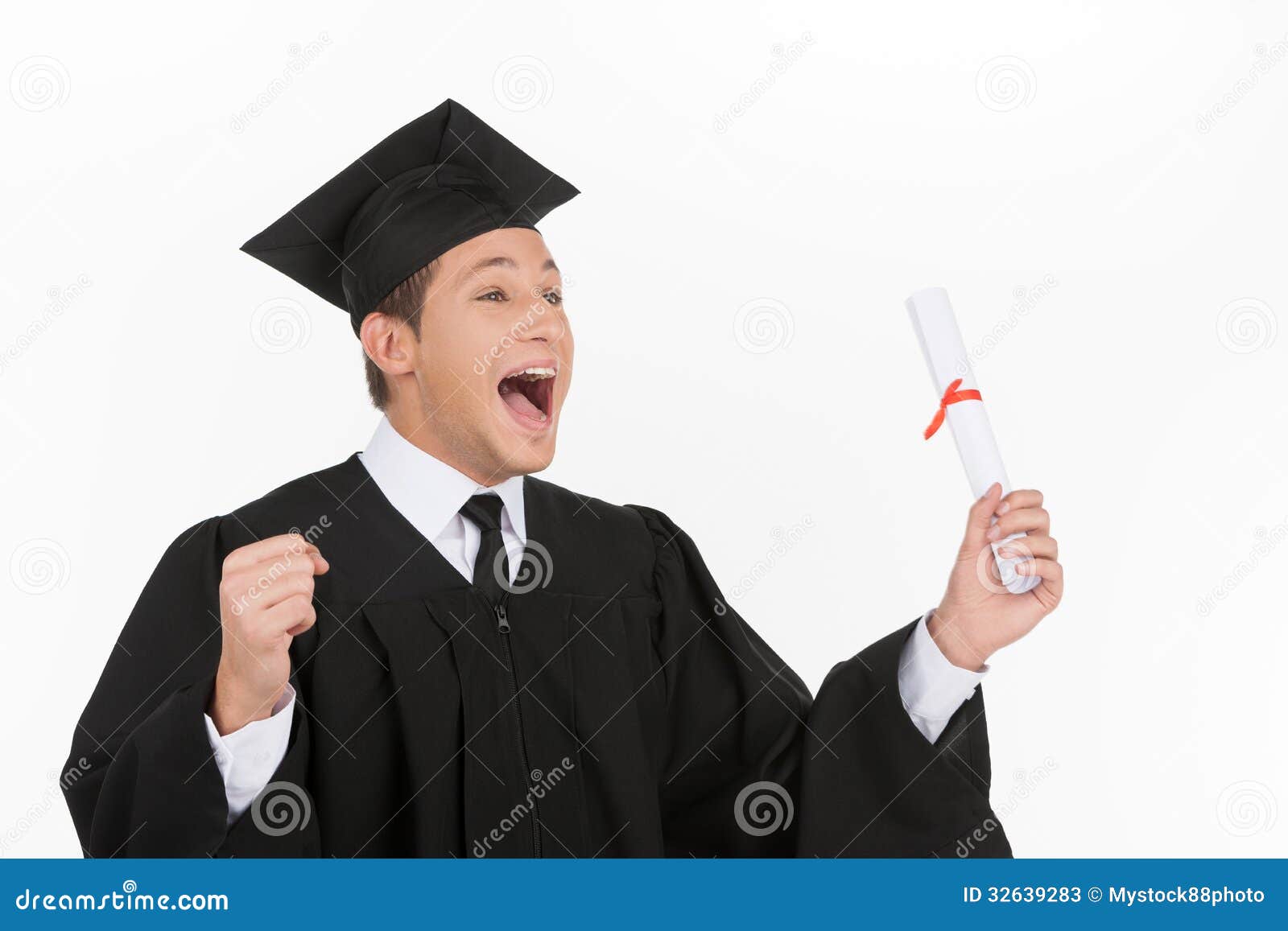 Graduado Feliz. Fotos de archivo - Imagen: 32639283