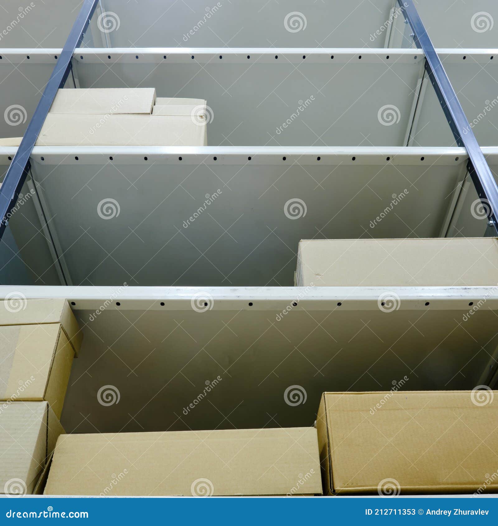 Gradual Disappearance of the Goods and Emptying of the Warehouse ...