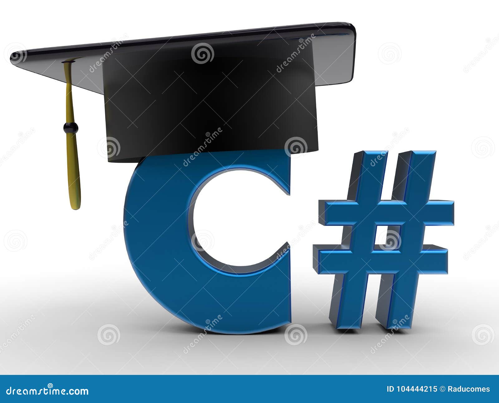 Graduate C # Programming Course Concept Editorial Image - Illustration ...