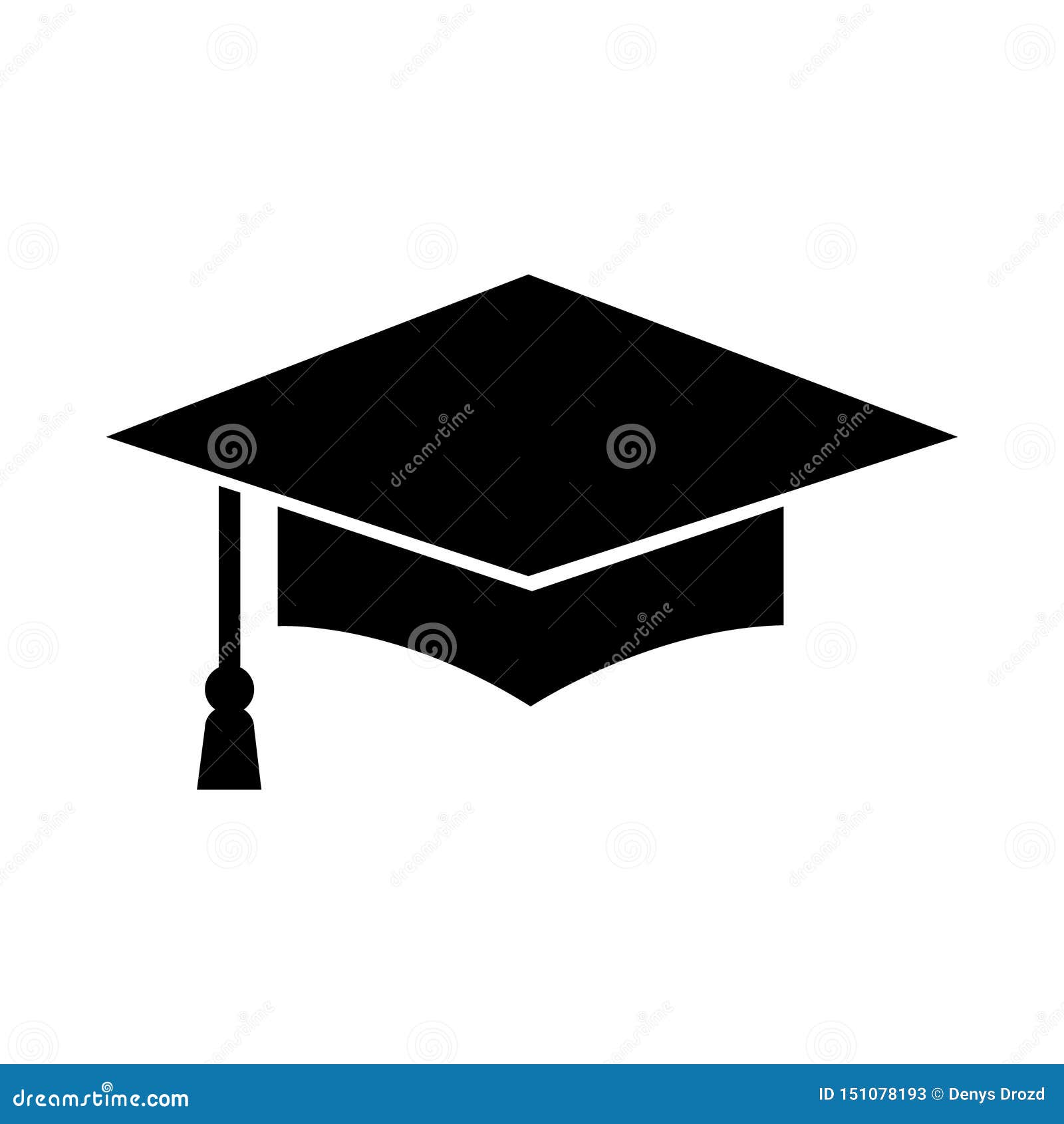 Graduate Cap Vector Icon. Graduate Cap Symbol Illustration. Stock ...