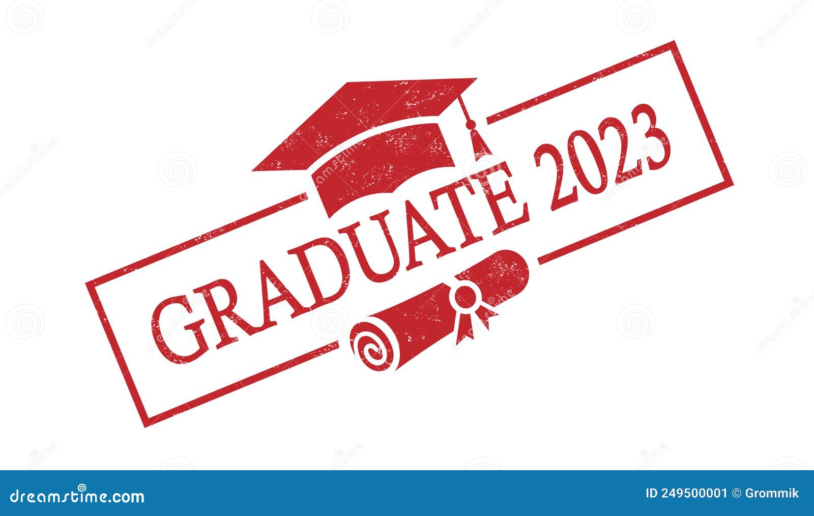 Graduate 2023. Class Of 2023. Lettering Logo Stamp. Graduate Design ...