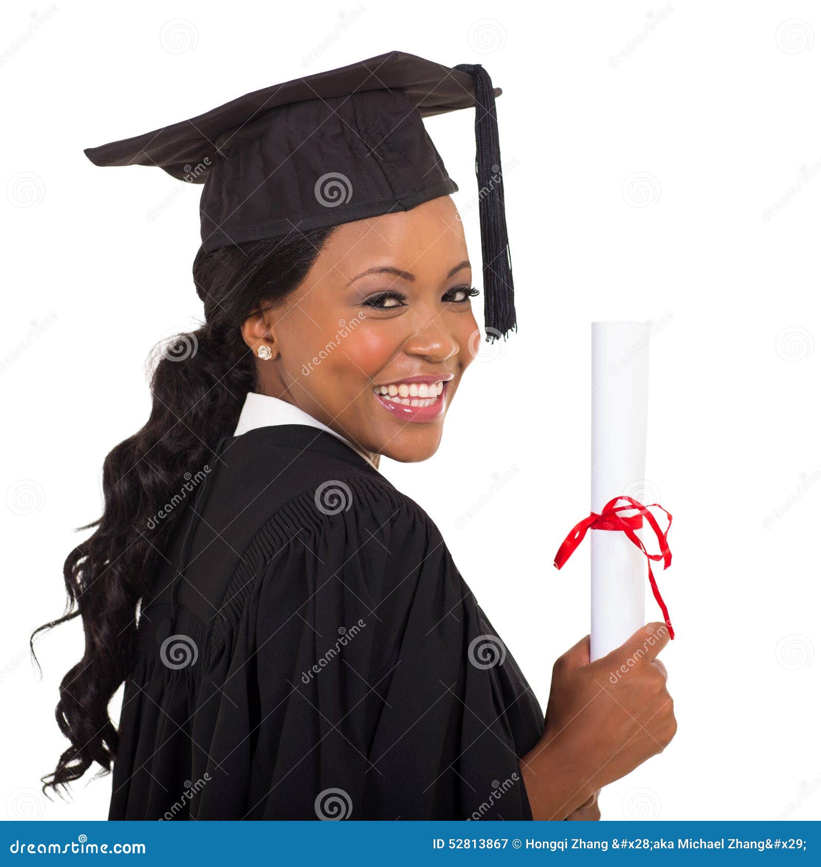 Graduate closeup portrait stock image. Image of education - 52813867
