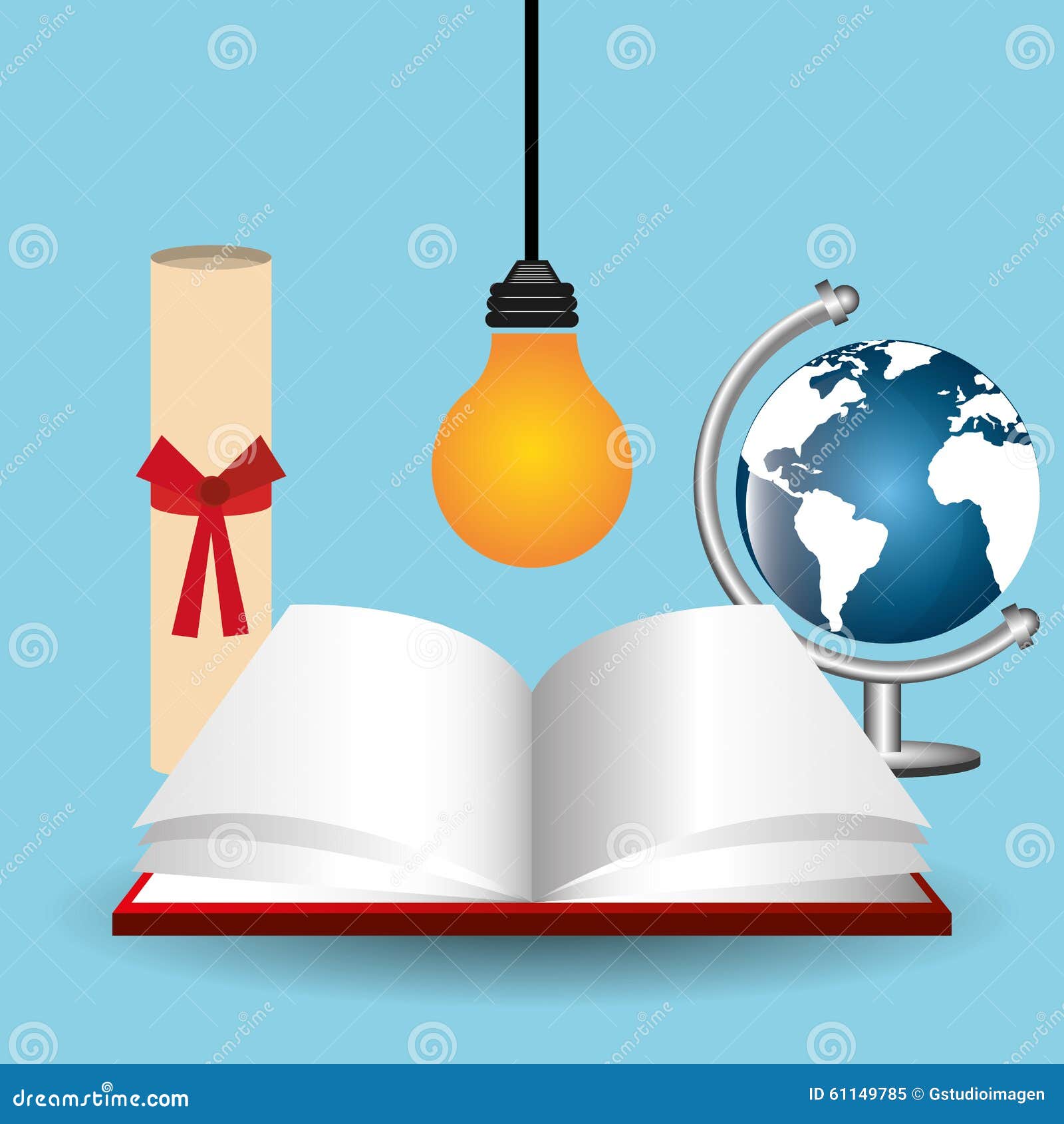 Graduate education design stock vector. Illustration of element - 61149785