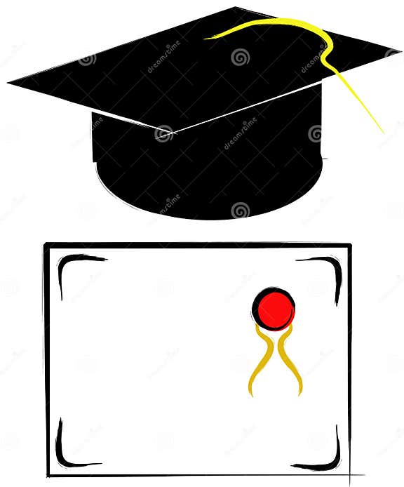 Graduate elements stock vector. Illustration of graduate - 14518333