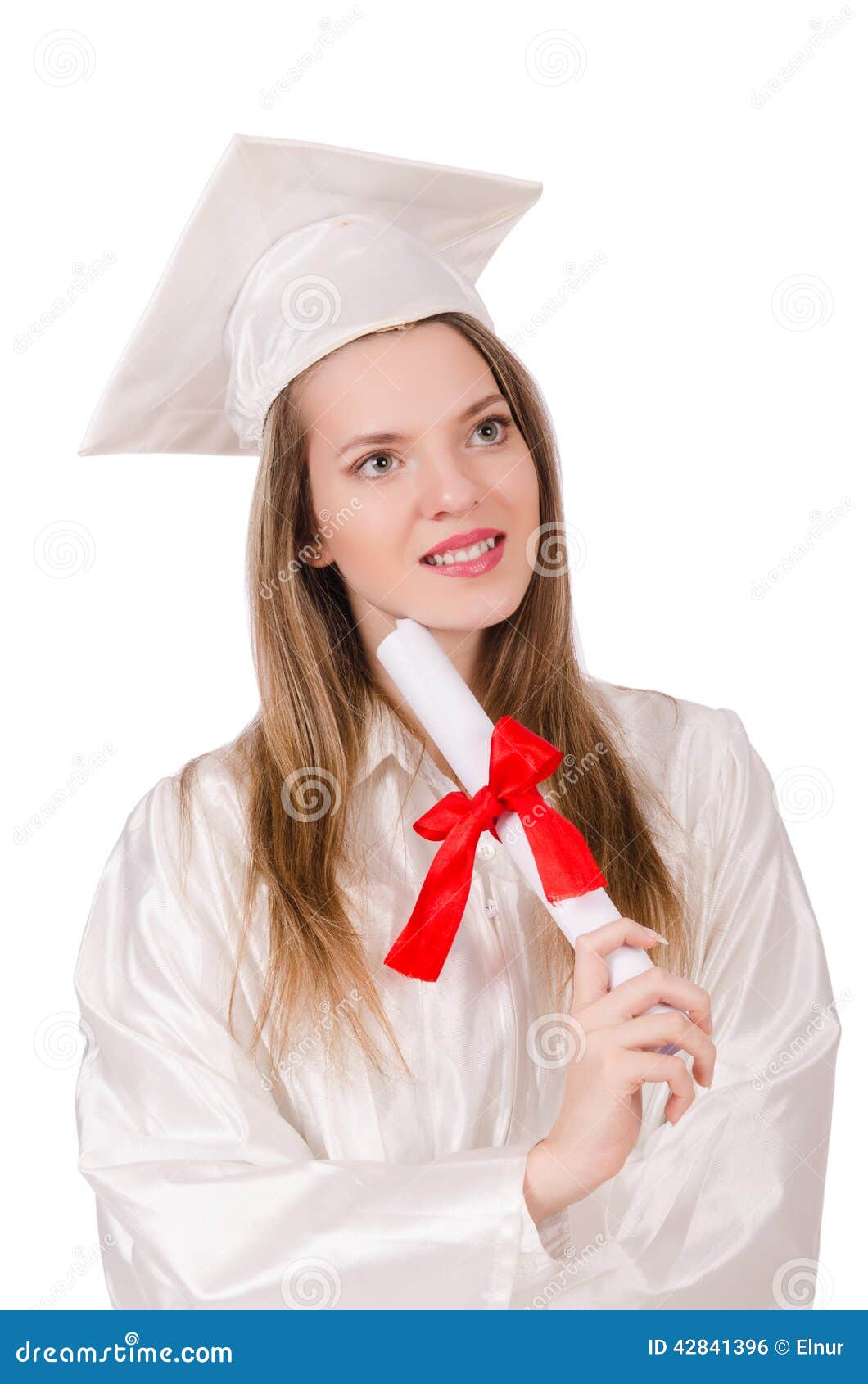 Graduate girl stock photo. Image of happy, attractive - 42841396