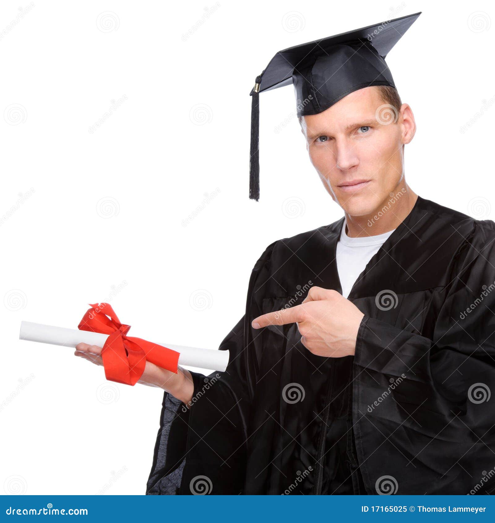 Graduate man stock image. Image of happy, high, portrait - 17165025