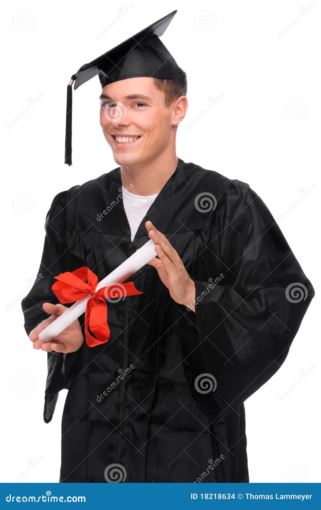 Graduate man stock photo. Image of body, graduate, portrait - 18218634