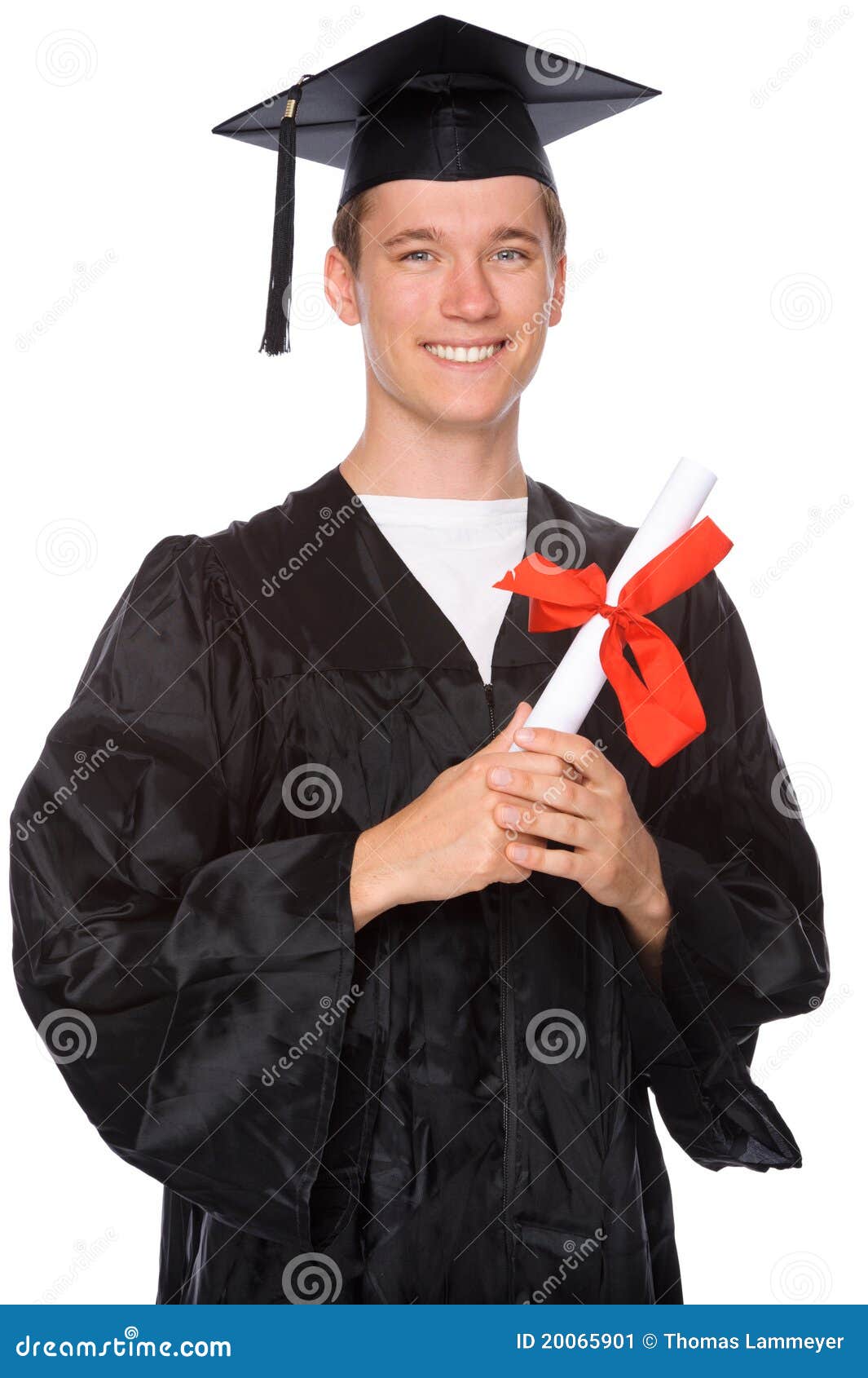 Graduate man stock image. Image of learning, mortarboard - 20065901