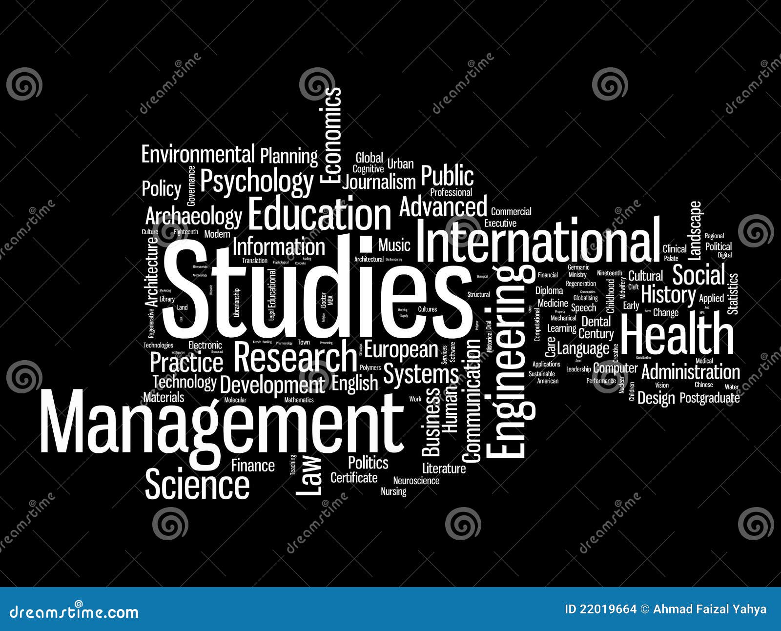 Graduate and Postgr Info-text Word Clouds Stock Illustration ...