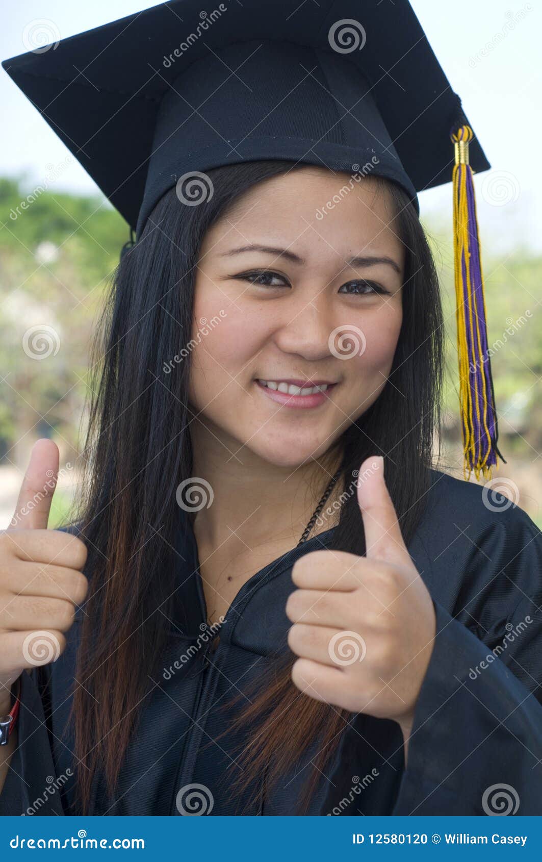Graduate student 11 stock photo. Image of oriental, graduation - 12580120