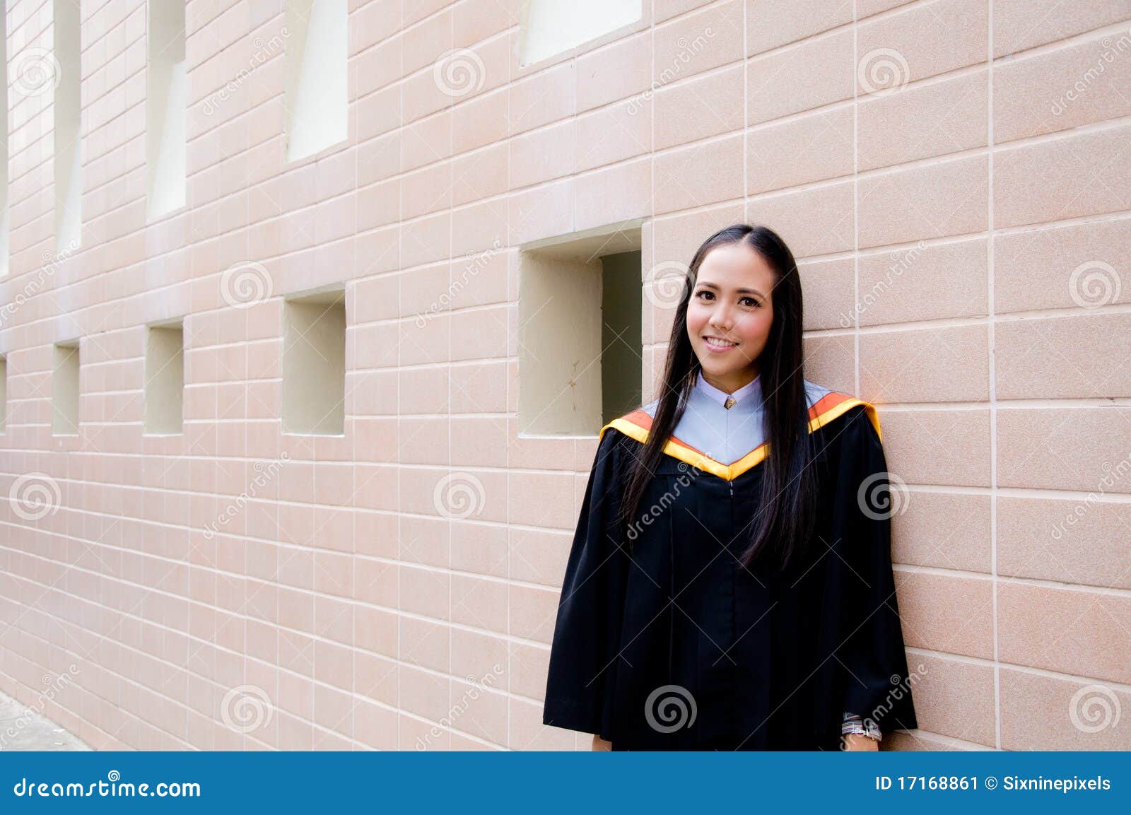 Graduate Student stock image. Image of degree, beautiful - 17168861