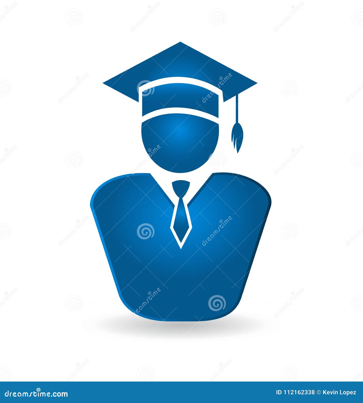 Graduate student icon stock vector. Illustration of isolated - 112162338
