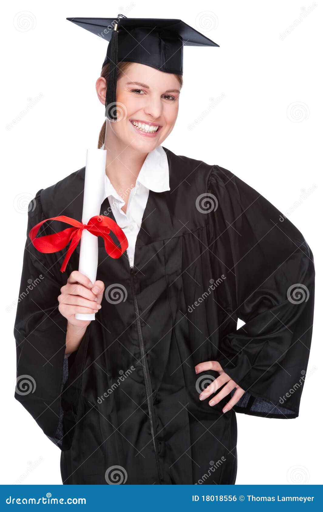 Graduate woman stock photo. Image of achievement, body - 18018556