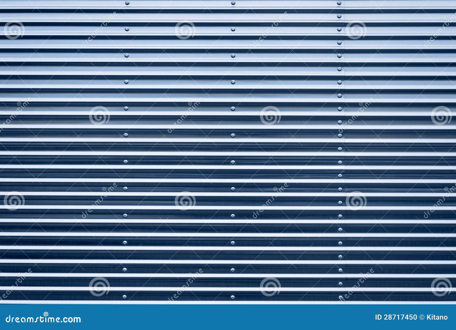 Graduated Blue Tinted Iron Surface Stock Photo - Image of building ...