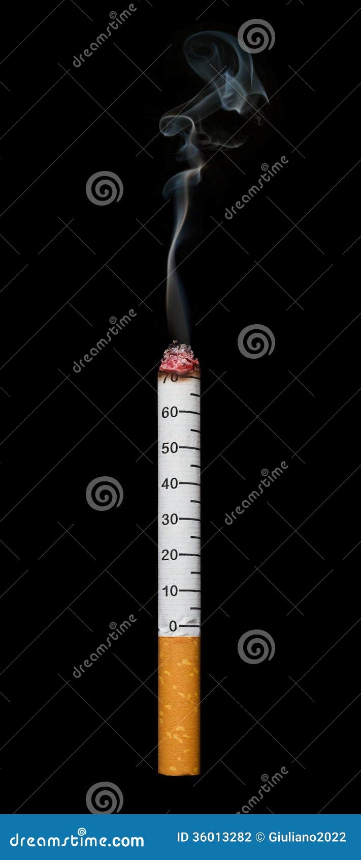 Graduated cigarette stock photo. Image of nicotin, habit - 36013282