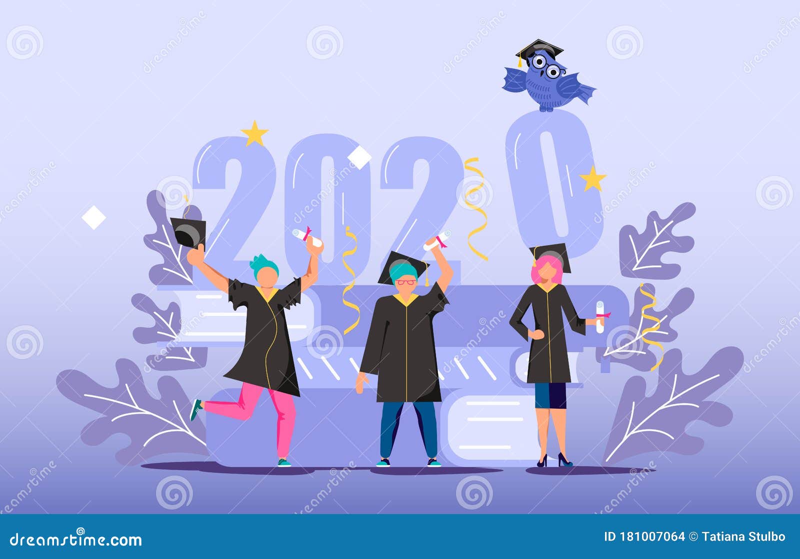 Graduated Concept 2020 Year Stock Illustration - Illustration of ...