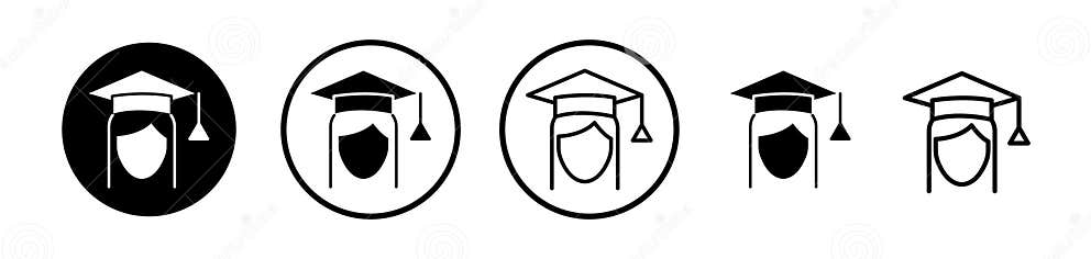 Graduated Line Icon Isolated on White Background Stock Vector ...