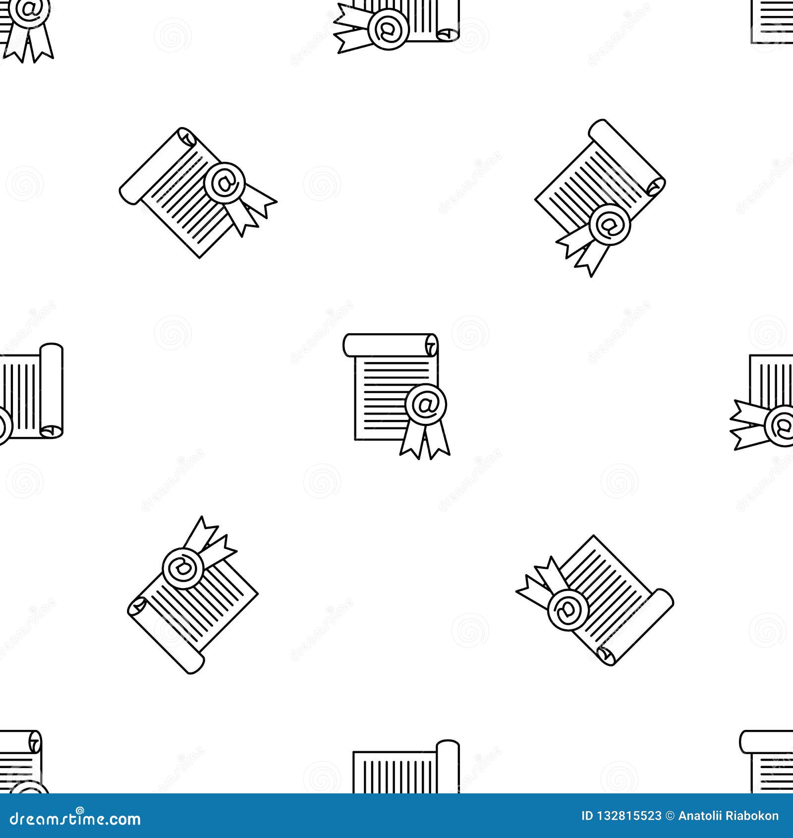 Graduated Paper Pattern Seamless Vector Stock Vector - Illustration of ...