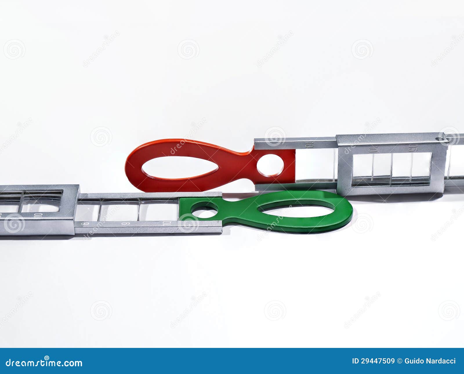 Graduated Slats for Schiascopia Stock Image - Image of schiascopia ...