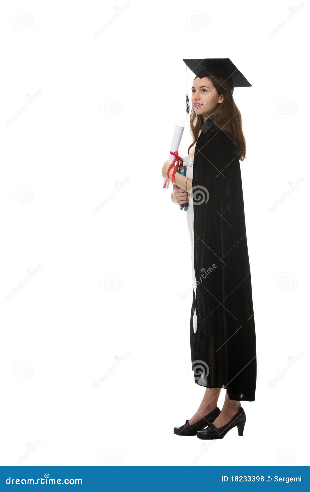 Graduated student stock photo. Image of diploma, degree - 18233398