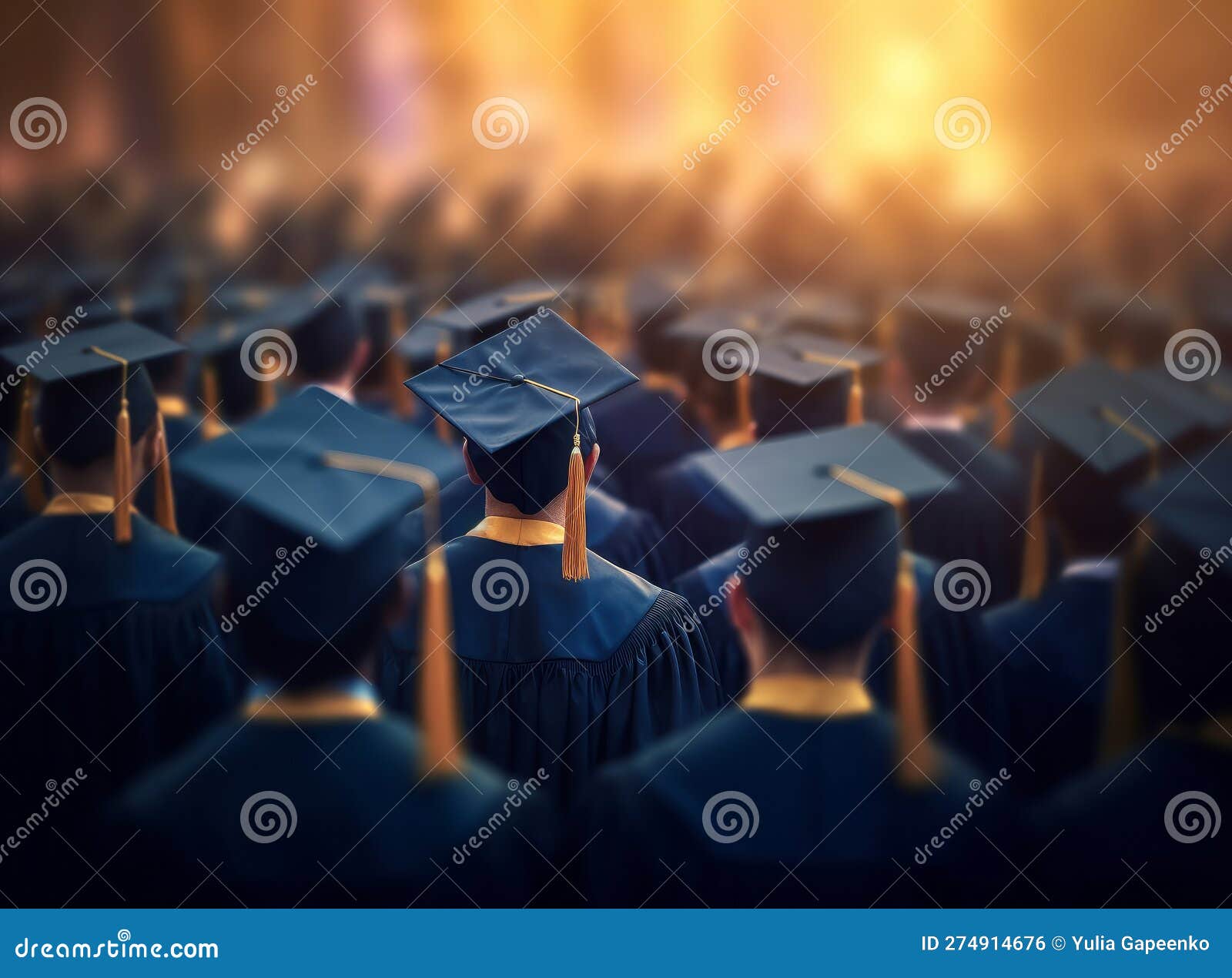 Graduated Students. Illustration AI Generative Stock Illustration ...
