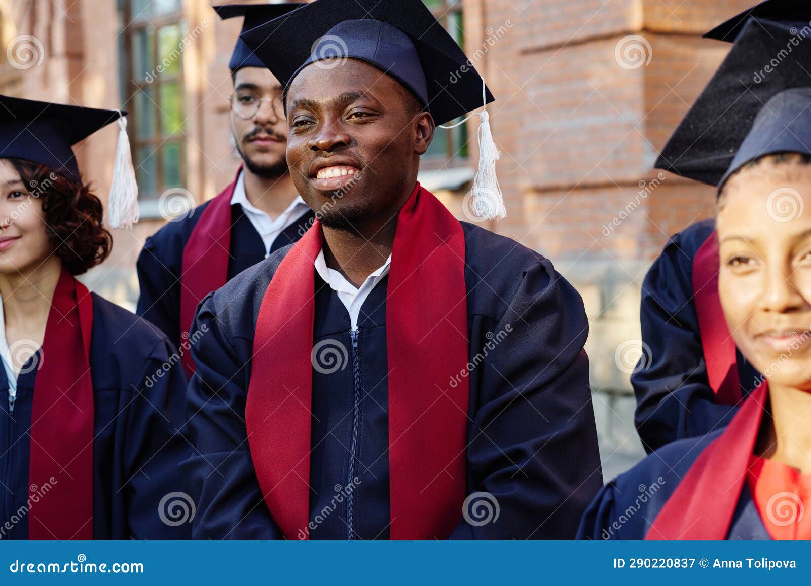 Graduated Students Listening To Speaker Stock Image - Image of group ...