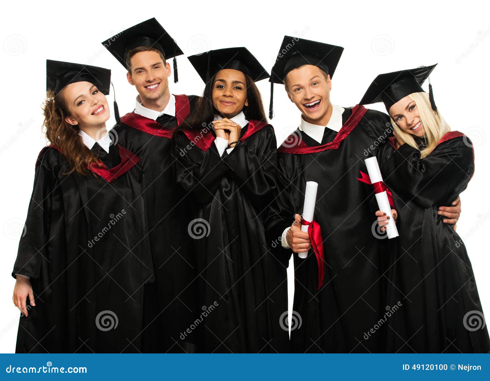 Graduated young students stock photo. Image of graduation - 49120100
