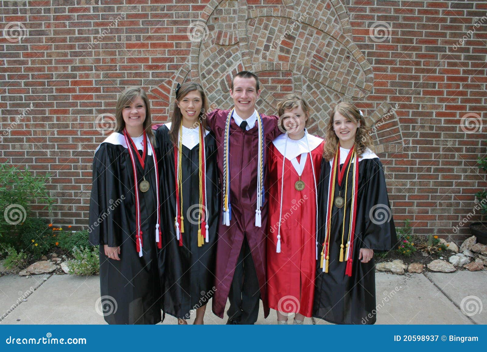 Graduates Celbrating stock image. Image of celebration - 20598937