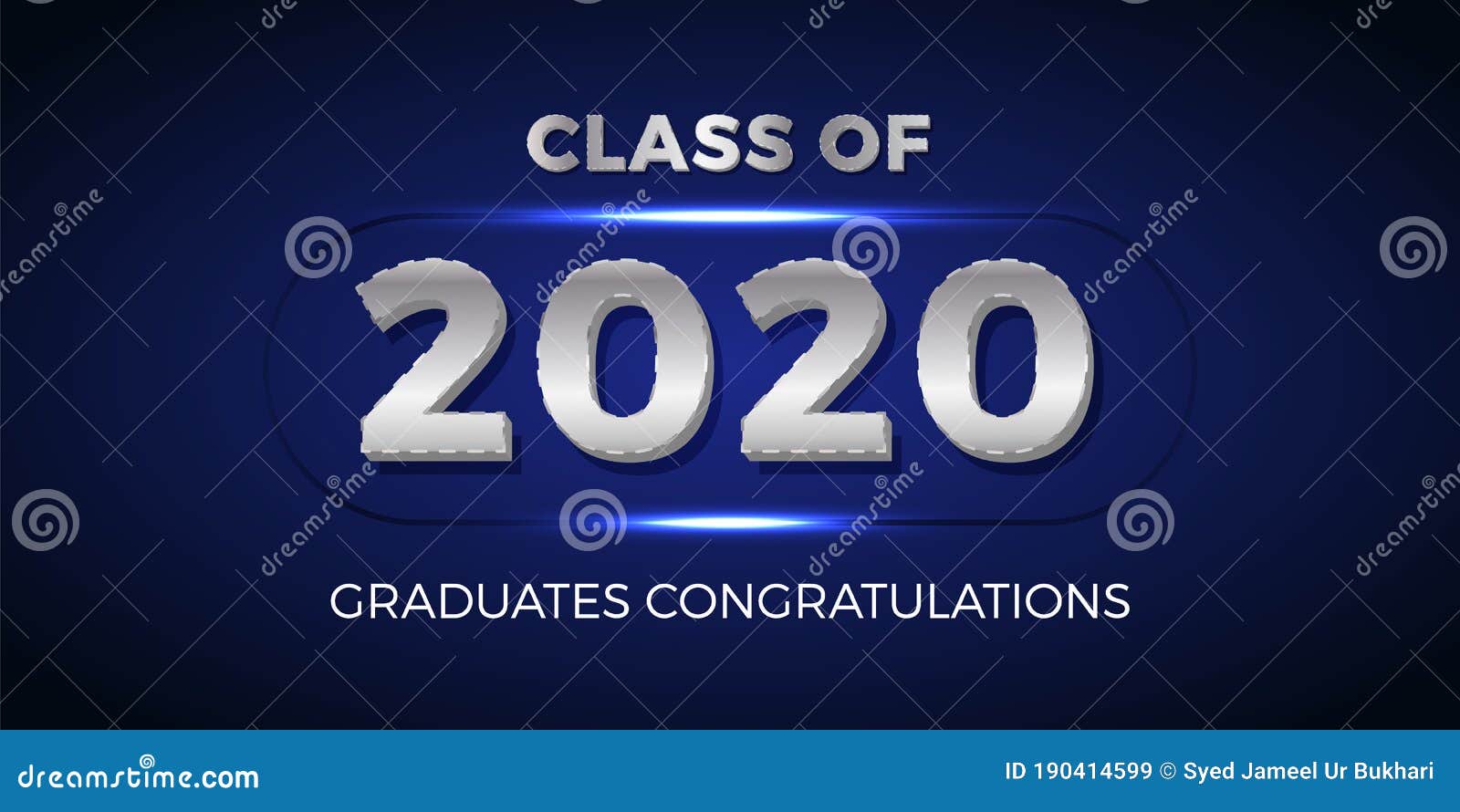 Congratulations Graduates 2020. Celebration Text Poster. Graduates ...
