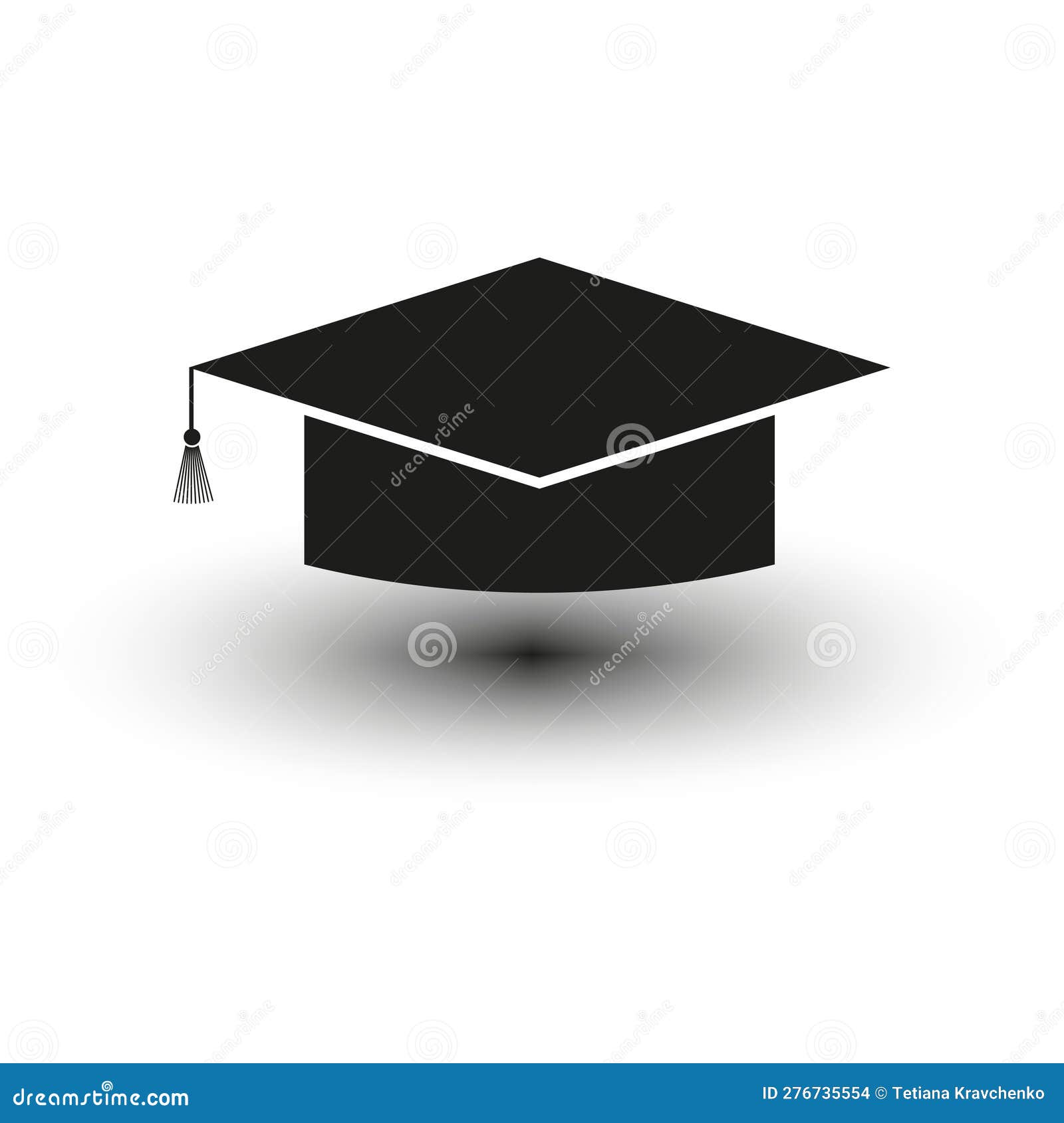 Graduates Hat for Celebration Design. Certificate Design. Vector ...