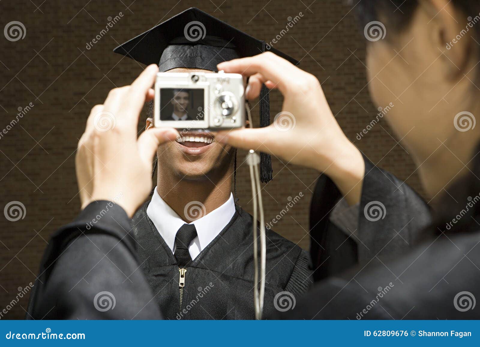 Graduates Taking Photographs Stock Photo - Image of adult, black: 62809676