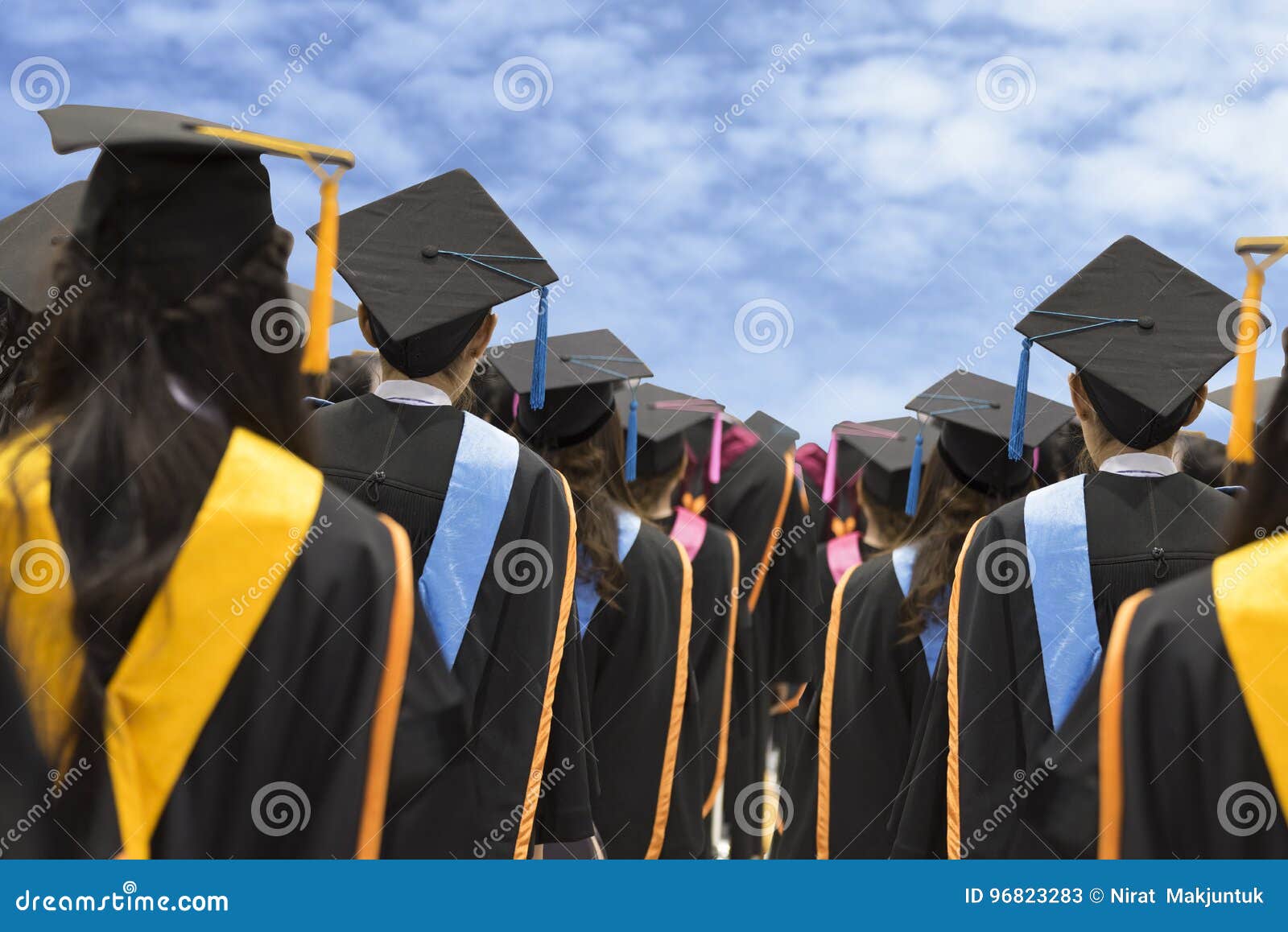 School Graduates Celebrate Their Graduation. Editorial Photo ...
