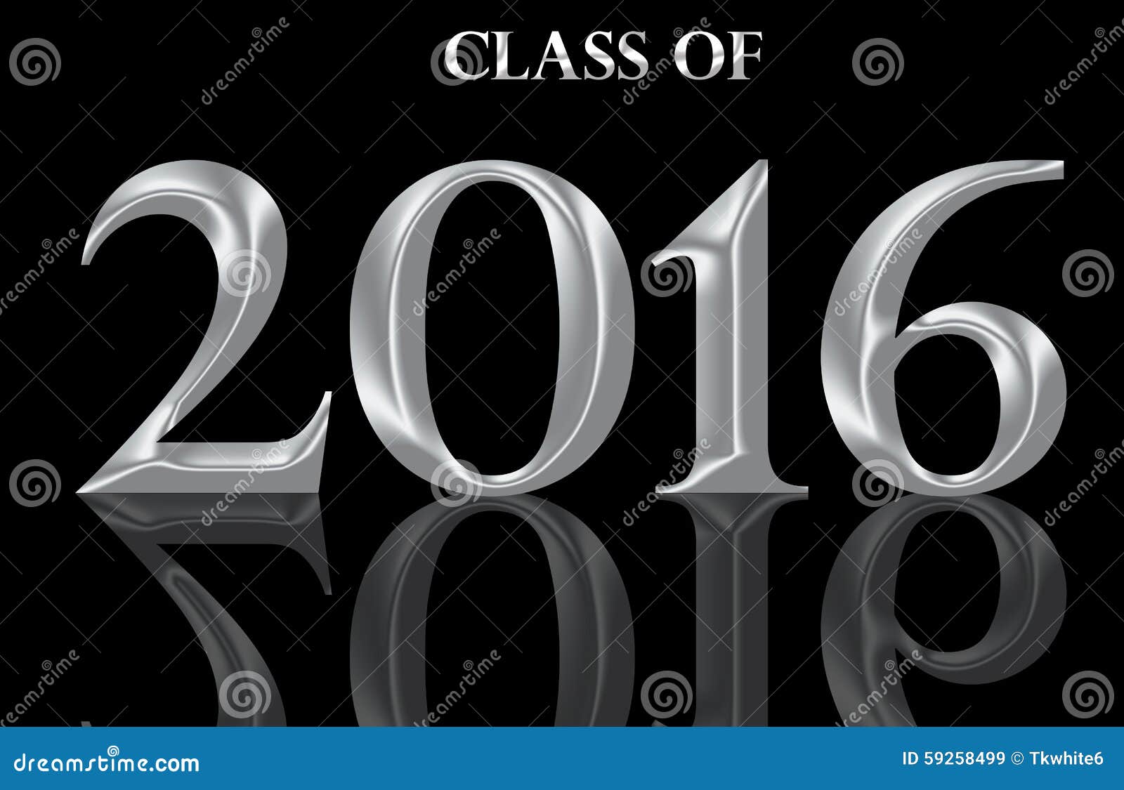 Graduating Class of 2016 stock illustration. Illustration of class ...