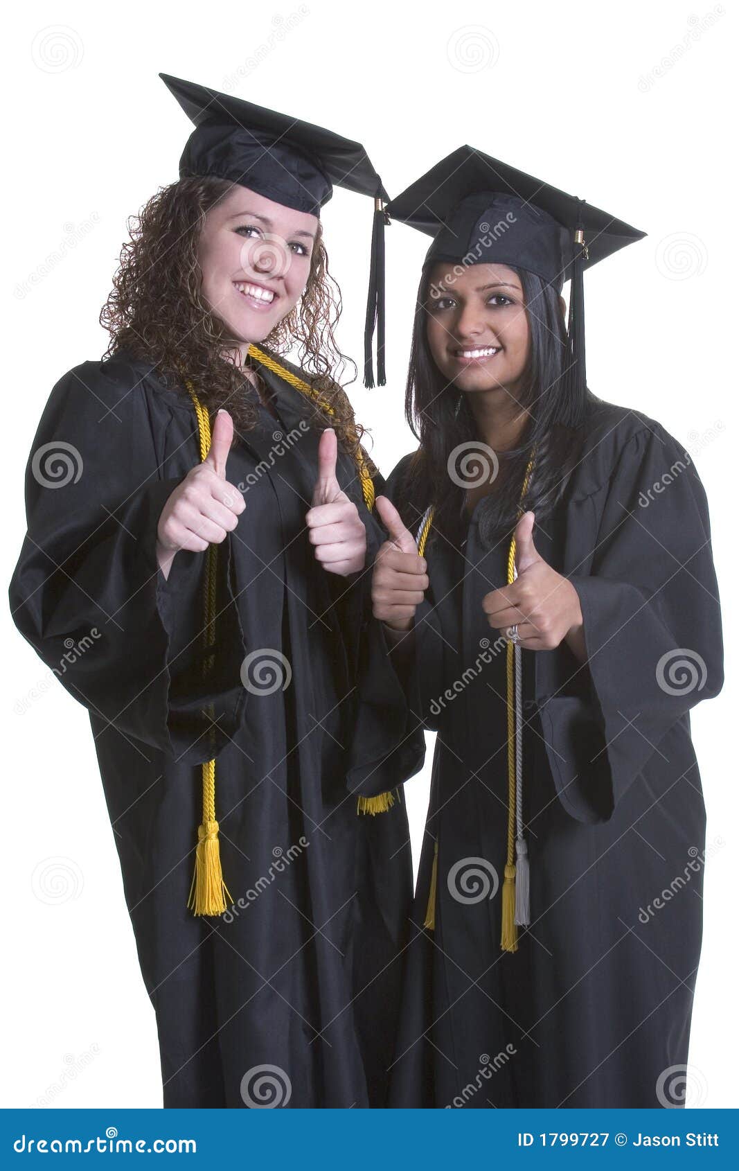 Graduating Girls stock image. Image of friendship, diversity - 1799727