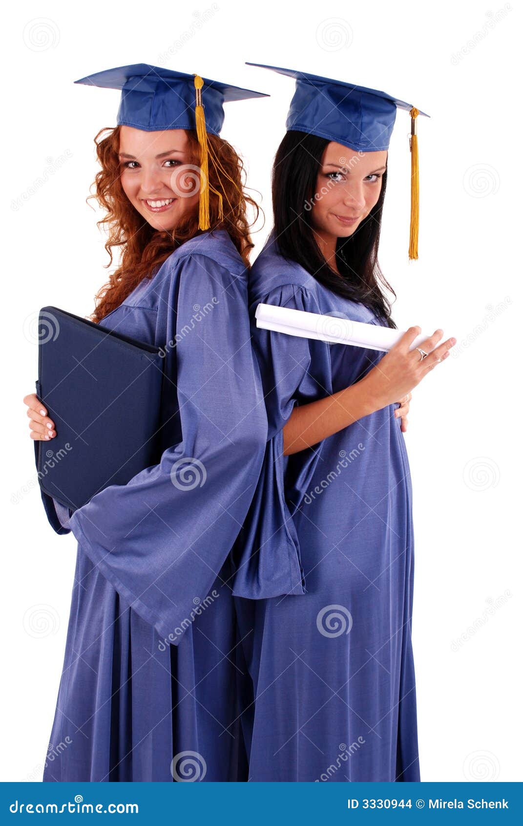 Graduating girls stock photo. Image of people, females - 3330944