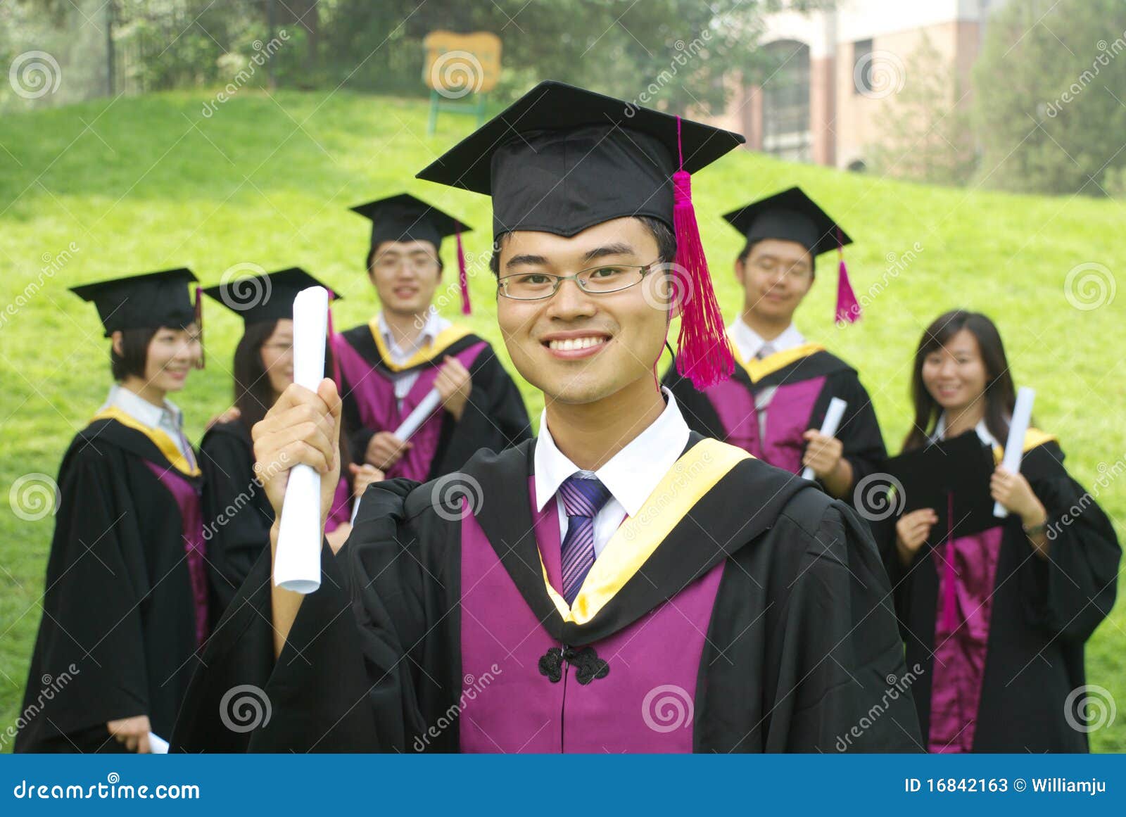 Graduation stock image. Image of team, female, bachelor - 16842163