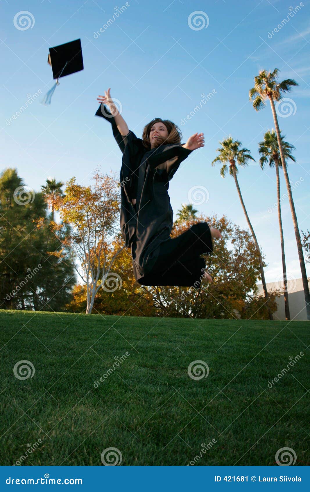 Graduation stock image. Image of beautiful, happy, delighted - 421681
