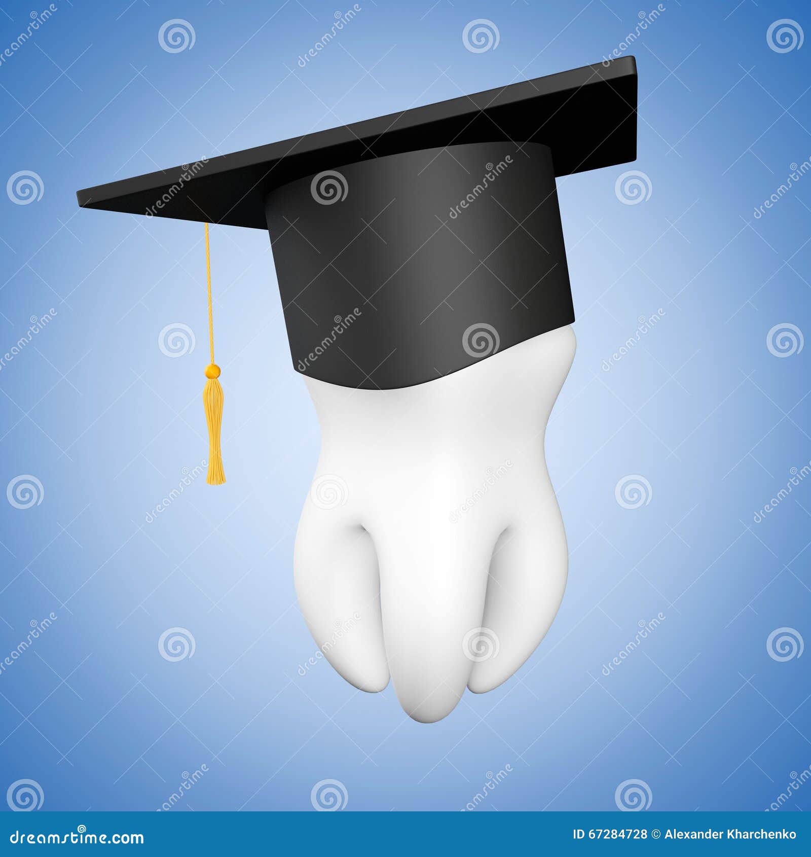 Graduation Cap Tooth Royalty-Free Stock Photo | CartoonDealer.com #17590269