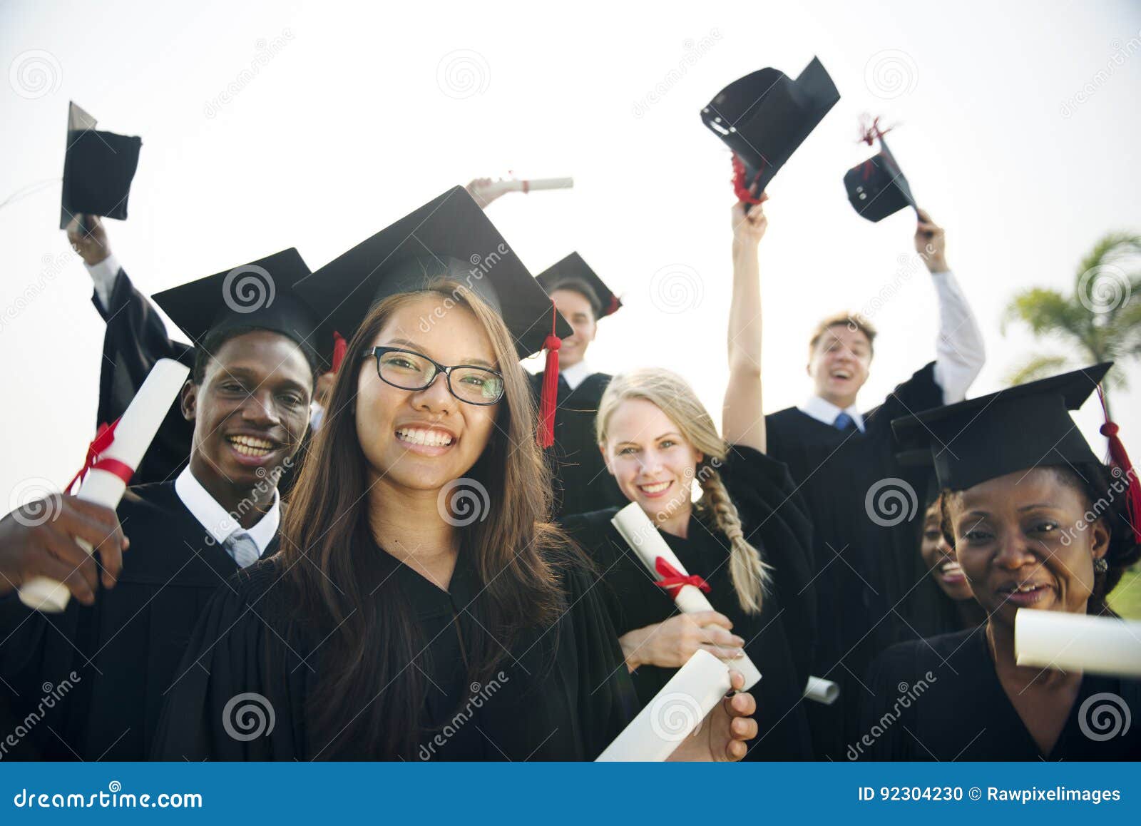 Graduation Achievement Student School College Concept Stock Photo ...